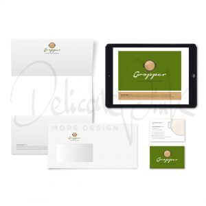 Logo-Design-Template für eine Kochschule oder Restaurant bei DelicatePink