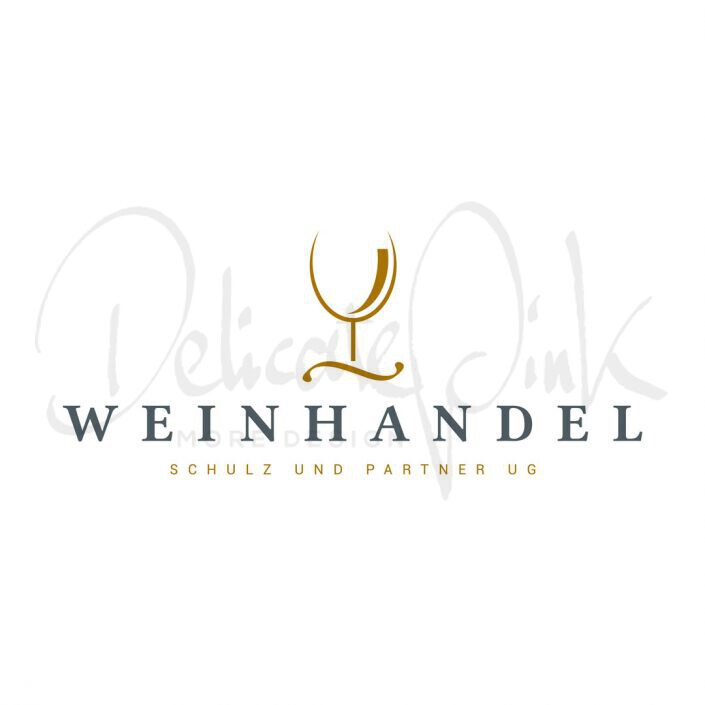 Logo-Design-Template für einen Weinhandel, Weingeschäft, Weinbar oder ...