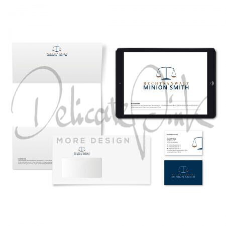 Logo-Design-Template für für Rechtsanwalt, Notar, Steuerberater oder ...